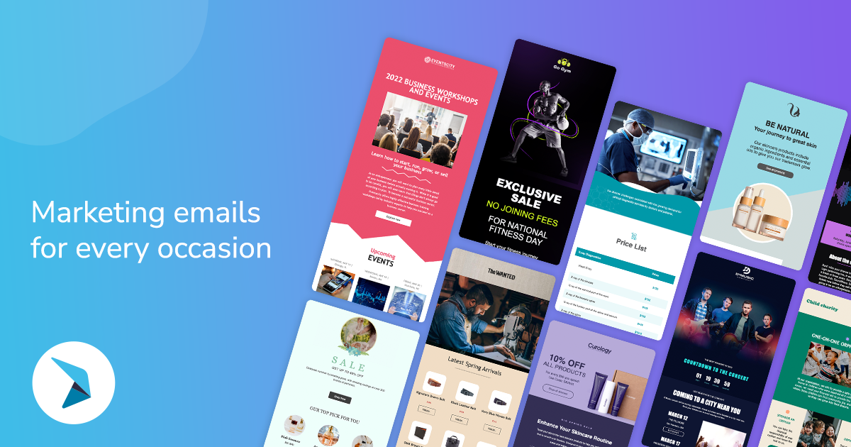 Templat Email Gratis, Responsif dengan Pengeditan Mudah | PosterMyWall ...